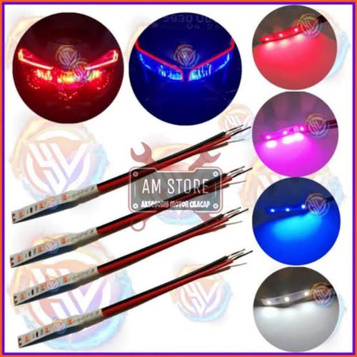 Jual LAMPU LED DEMON EYE DEVIL EYE 12V DEVIL EYES 3 TITIK UNIVERSAL ...