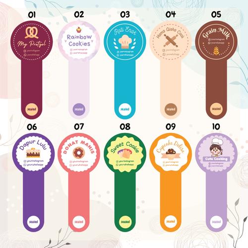 Jual Stiker Segel Botol | Stiker Label Botol Custom | Sticker Label ...