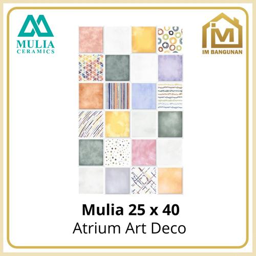 Jual Keramik Dinding Mulia 25X40 Atrium Art Deco KW 1 - Kota Bekasi ...