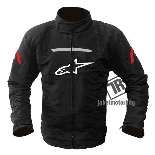 Jual Jaket Motor Astars dengan Protector bahu sikut dan punggung Hitam ...
