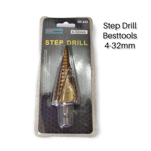 Jual Mata Bor Besi Piramid Pagoda Step cone Step drill ukuran 4-32mm ...