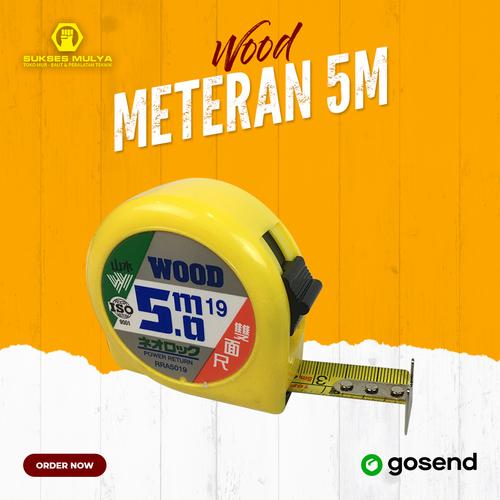 Jual WOOD Meteran 5 Meter Rol Meter - Kota Magelang - Sukses Mulya ...
