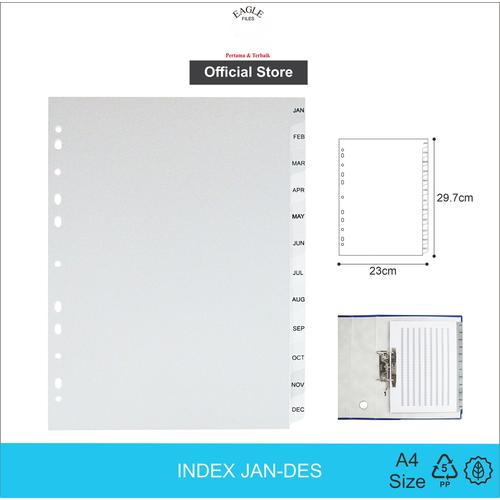 Promo Pembatas File Depider Devider Index File Divider JAN-DES EAGLE ...