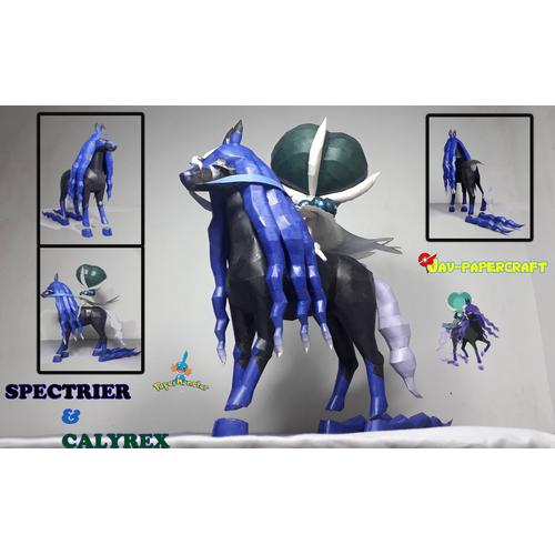 Jual Pokemon spectrier Dan calyrex Papercraft - Kab. Bekasi ...