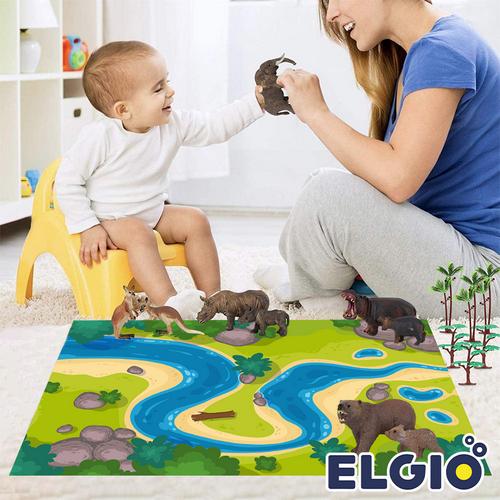Jual Playmat Jungle Alas Gambar Hutan untuk mainan Miniatur Hewan Figure - Kota Bandung - ELGIO ...
