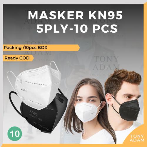 Jual Masker KN95 isi 10 Pcs PM2.5 Earloop Non Medis filter 95% setara ...