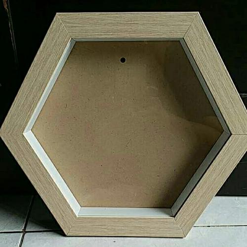 Jual BINGKAI SEGIENAM /PIGURA MAHAR HEXAGONAL - Kota Depok - NAJWA.SYAFA COLLECTION | Tokopedia