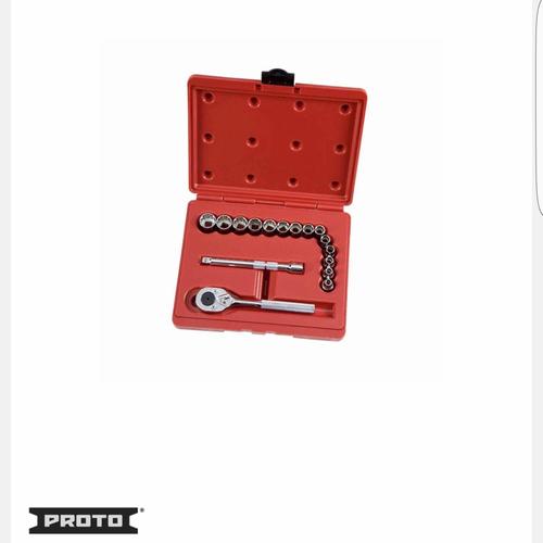 Jual PROTO -Metric Socket Set 3/8" Drive 16 Piece - 12 Point-J52218 ...