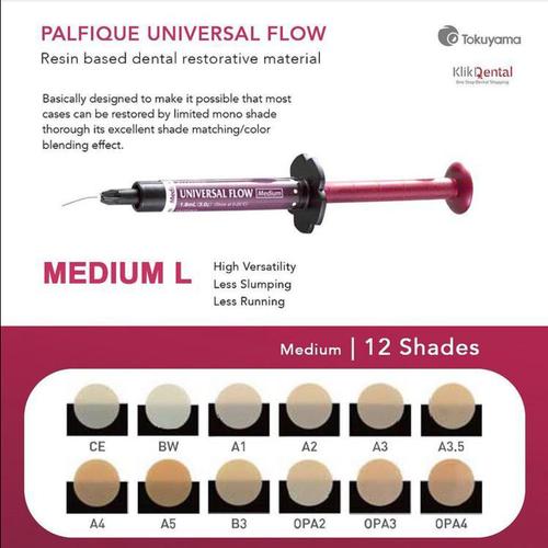 Jual KLIK DENTAL Tokuyama Palfique Flow Medium isi 1.8ml / Bahan ...