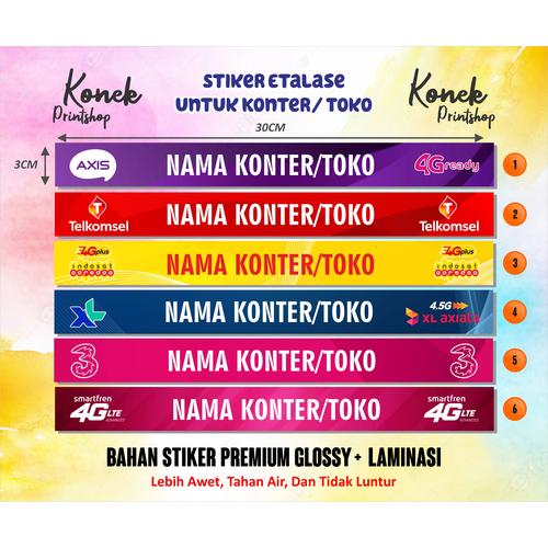 Jual Sticker Stiker Etalase Konter / Counter / Toko Tanpa Minimal Order ...