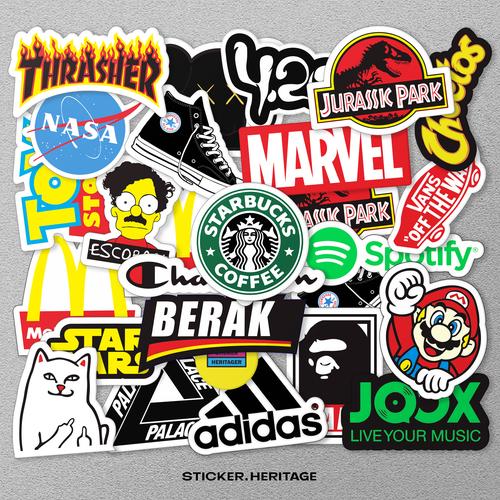 Jual Stiker Aesthetic LAPTOP Pack Series | STIKER TUMBLER HP - Kota ...