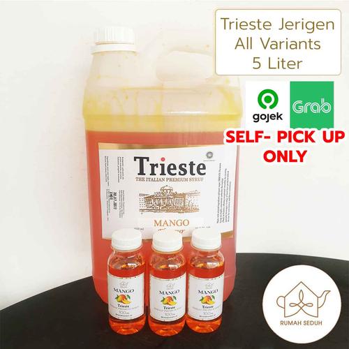 Jual 5L Trieste Syrup All Variants Jerigen - Butterscotch - Jakarta ...