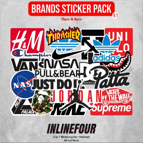 Jual Sticker Pack Estetik Stiker Brand Logo Hype Laptop Tumblr ...