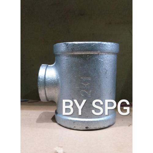 Jual Tee Galvanis 2 x 1" inch Tee Drat Dalam Sambungan Pipa Hydrant ...