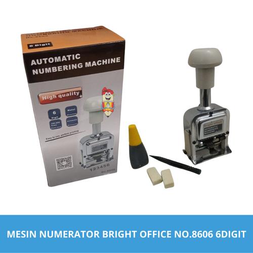 Jual Mesin Numerator Bright Office No.8606 6Digit - Kota Denpasar ...