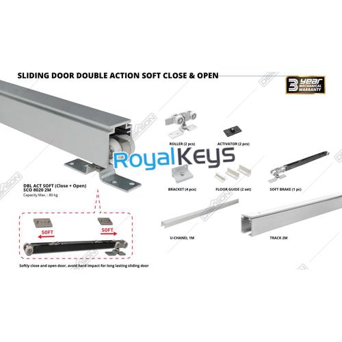 Jual Sliding Rail Dekson Dekkson DBL ACT Soft Close CLOSE+OPEN SCO 8020 ...