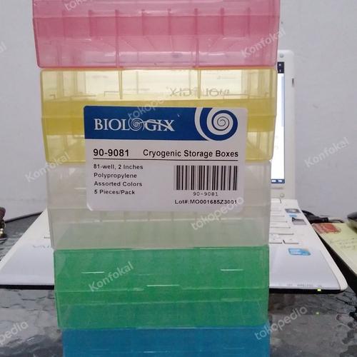 Jual cryotube cryo box biologix cryogenic storage boxes vial kotak 9x9 ...