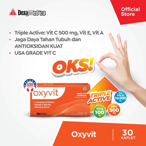 Promo Oxyvit Box 30 Kaplet - Multivitamin C++ USA Grade - Jakarta ...