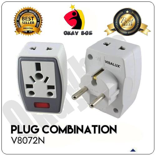 Jual Okaybos PLUG COMBINATION Multi Fungsi Colokan Listrik T V8072N ...