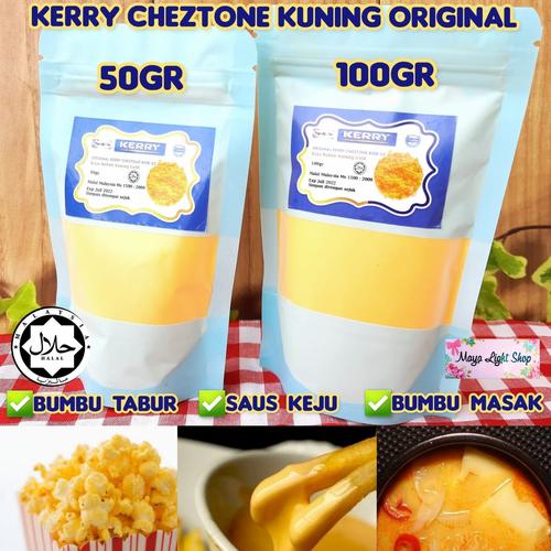 Jual kerry keju bubuk 100gr halal cheese powder saus sauce tabur murah ...