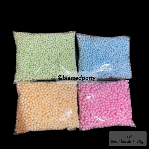 Jual ISI 4 BUTIRAN STYROFOAM STEROFOAM PREMIUM GABUS DIY KADO MIX WARNA ...