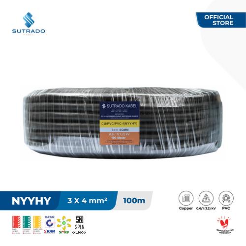 Promo Kabel Listrik NYYHY Sutrado Kabel 3x4 Sqmm - 100 Meter Cicil 0% ...