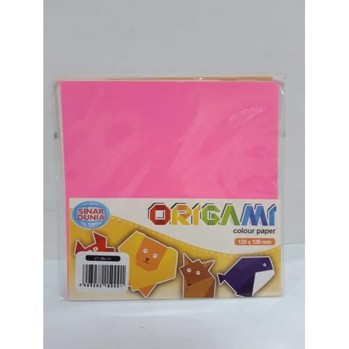 Jual Kertas Lipat / Kertas Origami 12x12 14x14 16x16 20x20 cm 25 Lembar ...
