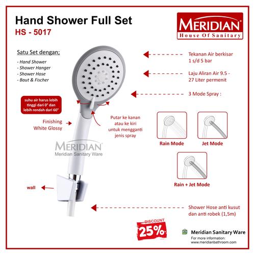 Jual Hand Shower (complete) MERIDIAN HS 5050 - Jakarta Barat - Meridian ...
