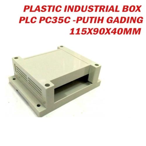 Jual box plastik PLC box elektronik control case arduino module putih ...