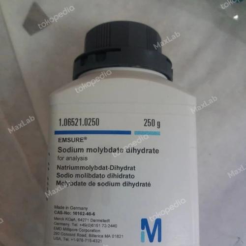 Jual Na2MoO4, Sodium Molybdate, Natrium Molibdat, Merck, 250 gram - Kab ...