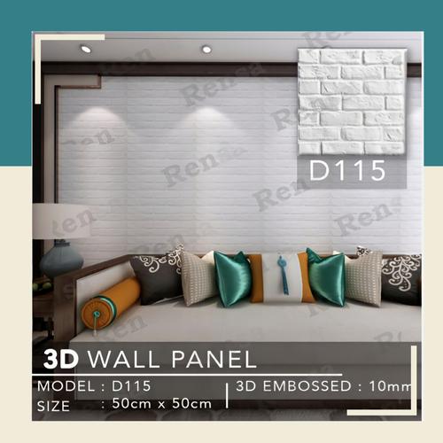 Jual 3D Wall Panel PVC Motif Batu Bata - Kab. Cilacap - Rensa Wallpaper Cilacap | Tokopedia