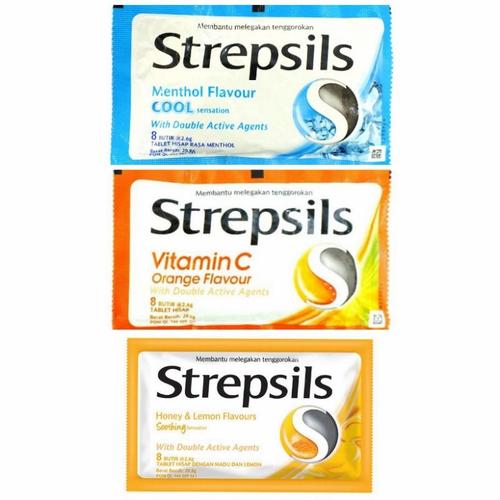 Jual Strepsils Permen Pelega Tenggorokan - Lemon Flavour - Kota ...