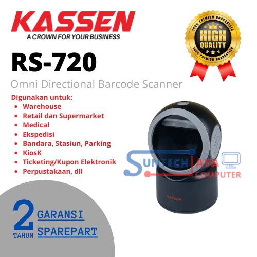 Jual BARCODE SCANNER OMNI 2D/ Scanner Barcode Duduk 1D 2D Kassen RS720 ...