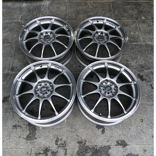 Jual Velg Original Enkei J10 R17 4x100 made in japan like new raize yaris - Kab. Bekasi ...