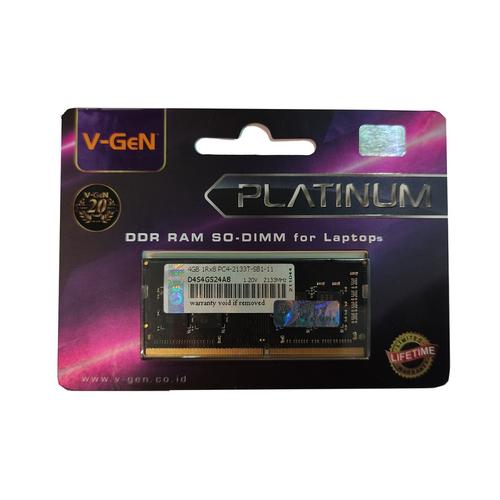 Jual V-GeN RAM SODimm DDR4 4GB 17000 PLATINUM-Memory RAM LAPTOP VGEN ...