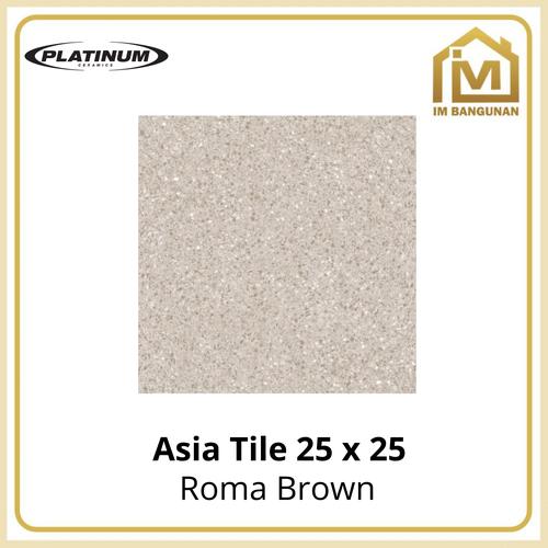 Jual Keramik Lantai 25x25 Asia Tile Roma Grey / Brown - Roma Grey ...