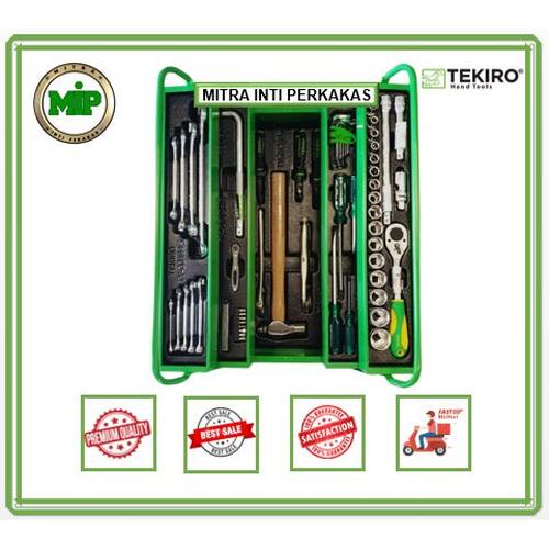 Jual TOOLS BOX SET / TOOLS KIT SET TEKIRO 72 PCS / KUNCI MEKANIK SET ...