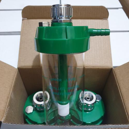 Jual Tabung Humidifier Regulator Oksigen Tutup Stainless / Botol ...