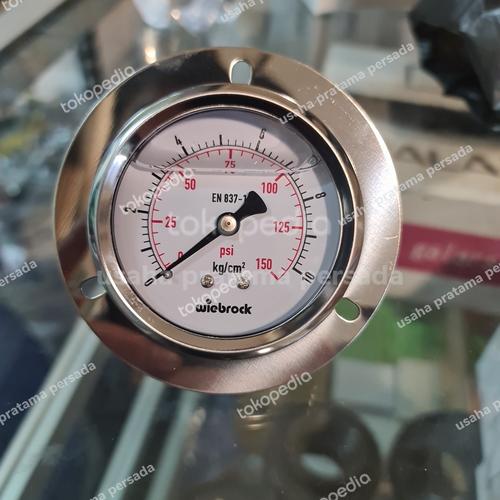 Jual Pressure Gauge Model Payung 2 1/2" x 10 kg/cm2 SS Brass Wiebrock - Jakarta Barat - usaha ...
