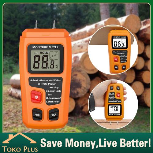 Jual Wood Moisture Meter Kayu Kertas Alat Ukur Kelembaban Kadar Air di ...