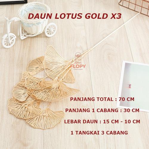 Jual Daun Lotus Gold X3 / Daun Merak X5 / Daun Eukaliptus Gold X5 ...