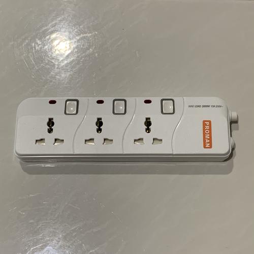 Jual Extension Socket Colokan Cabang Universal 3 gang - Sesama Batam ...