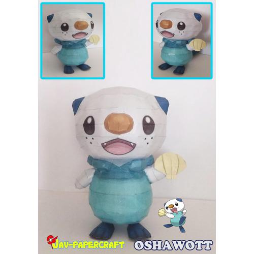 Jual Pokemon oshawott Smile Papercraft - Kab. Bekasi - Papercraft ...