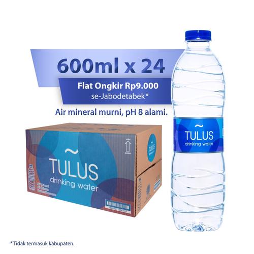 Jual TULUS Mineral Water 600ml (24 botol) - Air Mineral pH 8 Alami ...