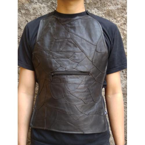 Jual Rompi Kulit Motor Vest Penahan Anti Angin Pelindung Dada ...
