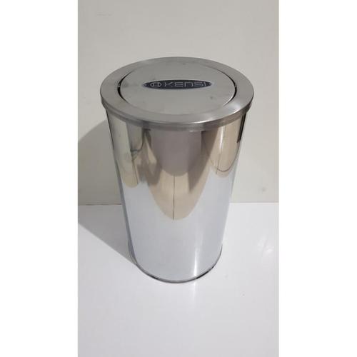 Jual Tempat Sampah Standing Dustbin Stainless Dia.23xT.30 cm Tutup ...