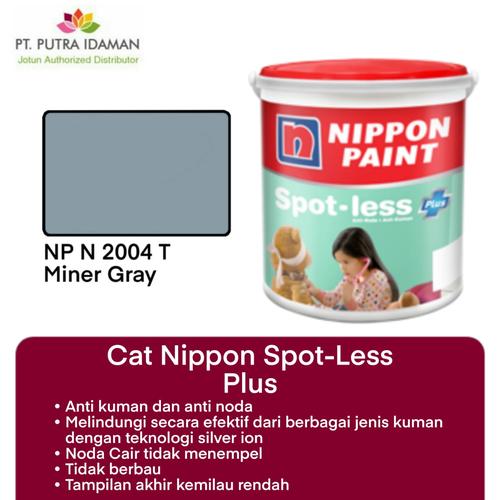 Jual NIPPON PAINT INTERIOR SPOT-LESS PLUS 2.5 LITER - MINER GRAY N ...
