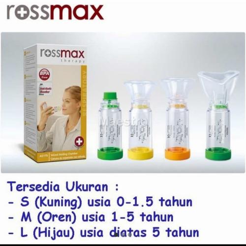 Jual rosmax aerospacer aerochamber As175 corong asma aerospacer chamber ...