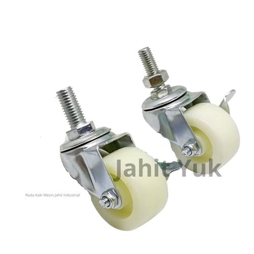 Jual Roda Kaki Mesin Jahit Industrial Drat Kecil Besar / Roda Mesin ...