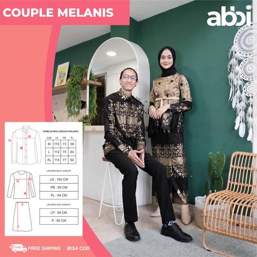 Jual BATIK COUPLE KEBAYA TUNANGAN SET MELANIS LAMARAN WISUDA NIKAHAN ...